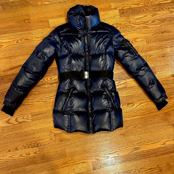 SAM. | Jackets & Coats | Gorgeous Sam Coat Practically Brand New Navy ...